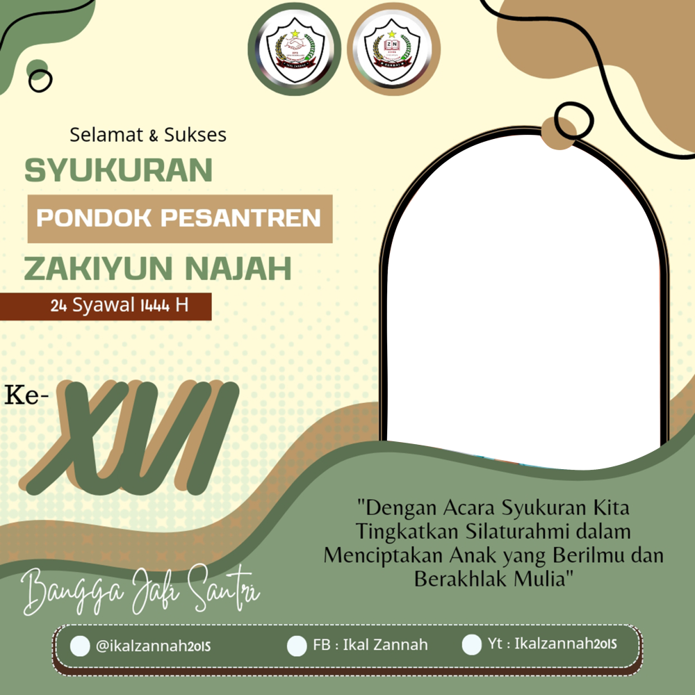 Merayakan Syukuran Ponpes Zakiyun Najah - RajaFrame.com