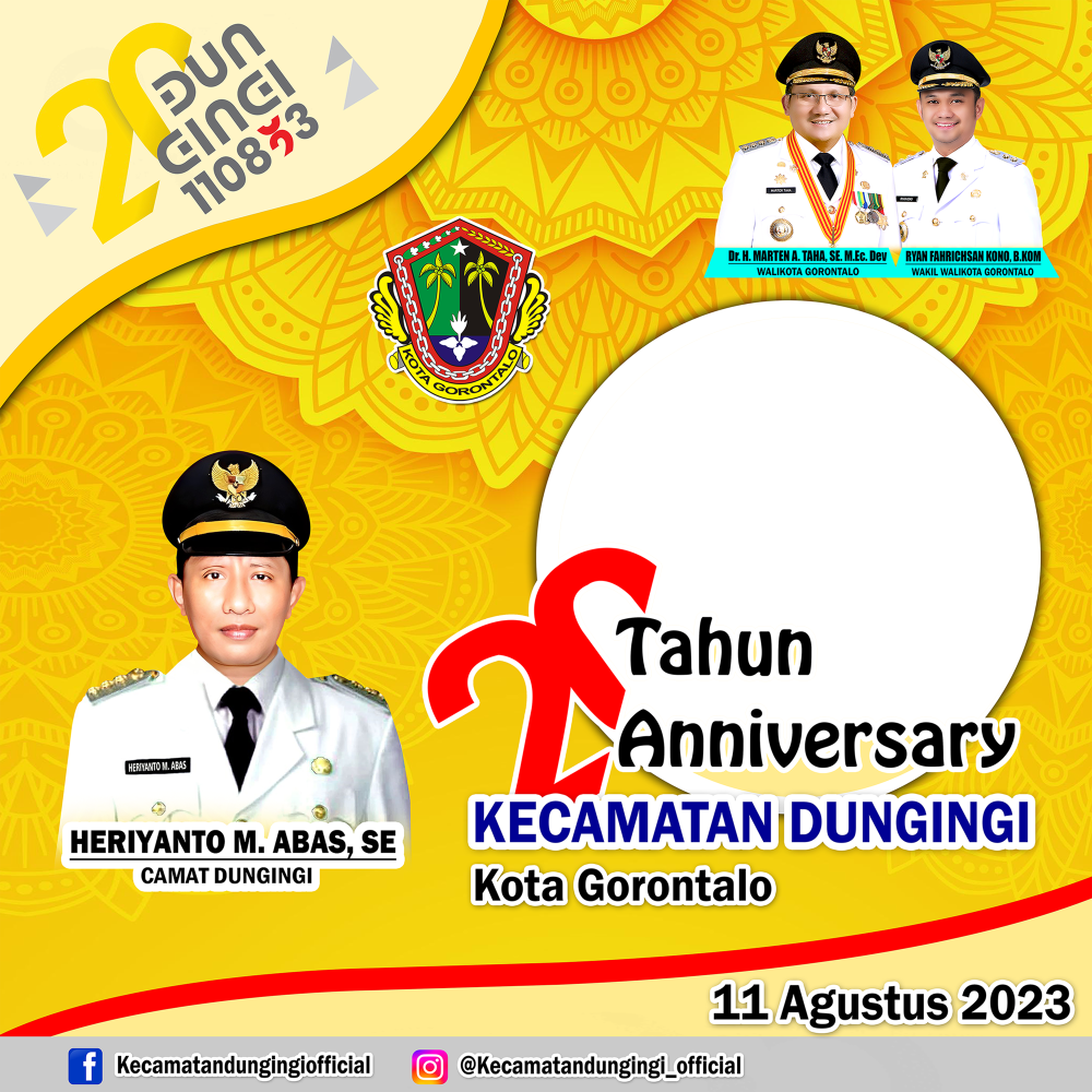 Anniversary Dungingi - RajaFrame.com