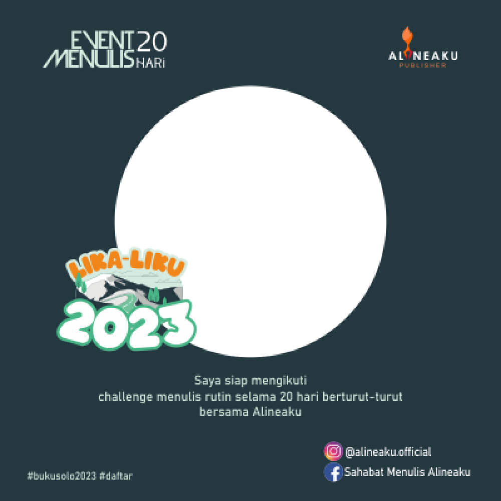 Alineaku Event 20 Hari Menulis - RajaFrame.com