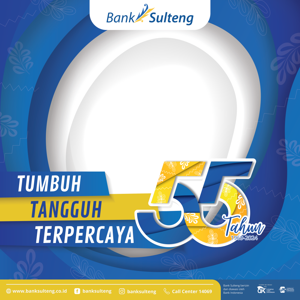 55 TAHUN BANK SULTENG - RajaFrame.com