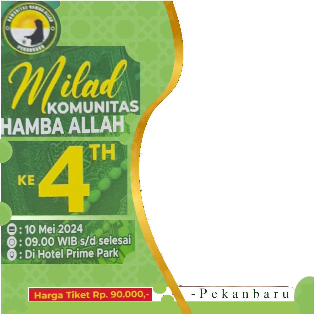 Milad Komunitas Hamba Allah - RajaFrame.com