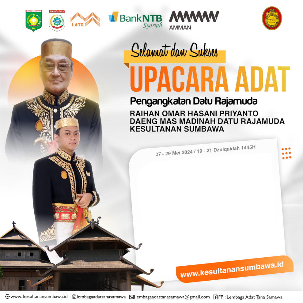 Pengangkatan Datu Rajamuda Kesultanan Sumbawa - RajaFrame.com