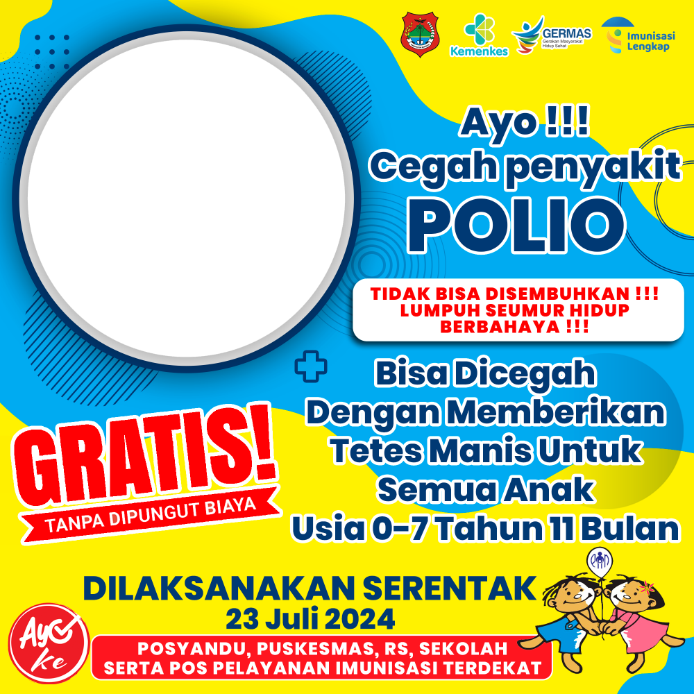 PIN POLIO - RajaFrame.com